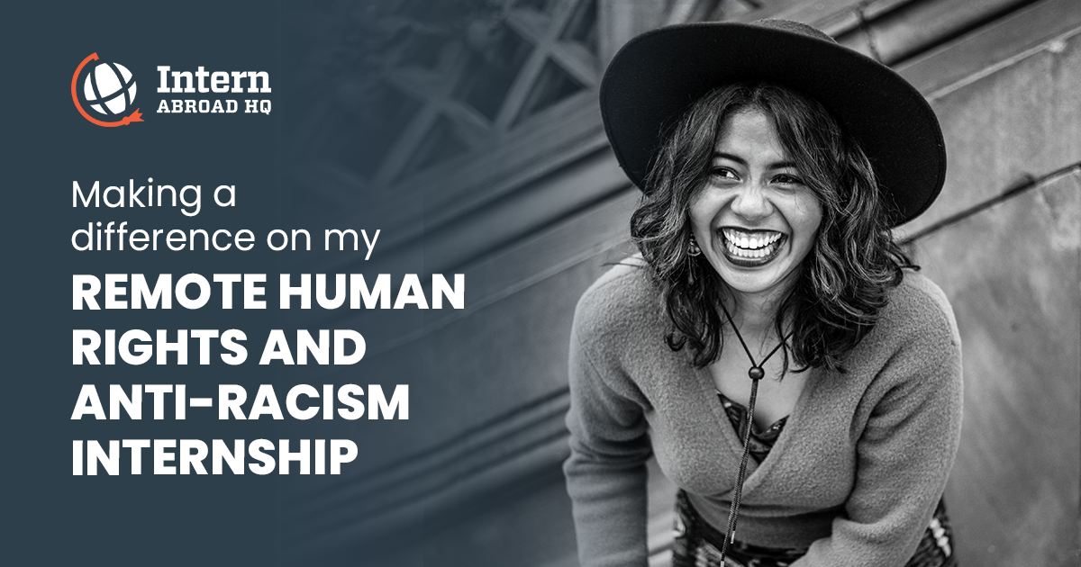 Making a difference on my remote Human Rights and Anti-Racism ...