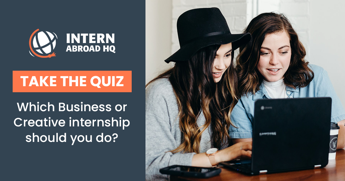 QUIZ: Which Creative or Business internship should you do?